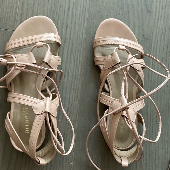 Minelli | Shoes | Minnelli Sandals In Light Pink | Poshmark